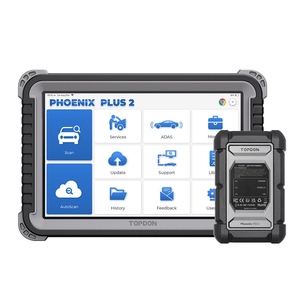 TOPDON Integrated Diagnostic Tool | Phoenix Plus 2 – TOPDON EUROPE