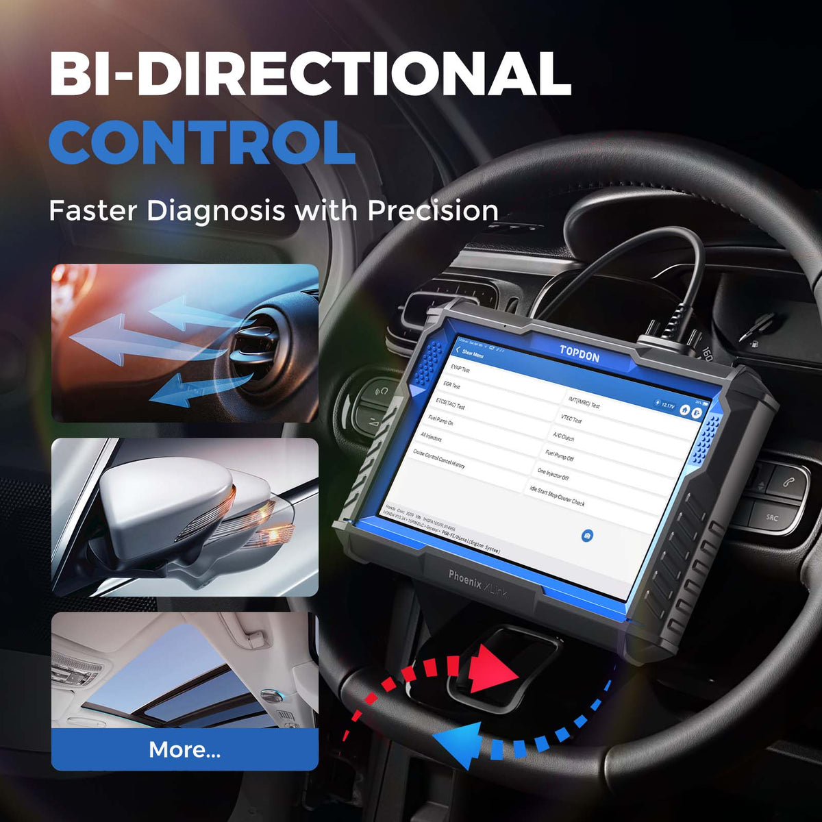 TOPDON Integrated Diagnostic Tool | Phoenix XLink – TOPDON EUROPE