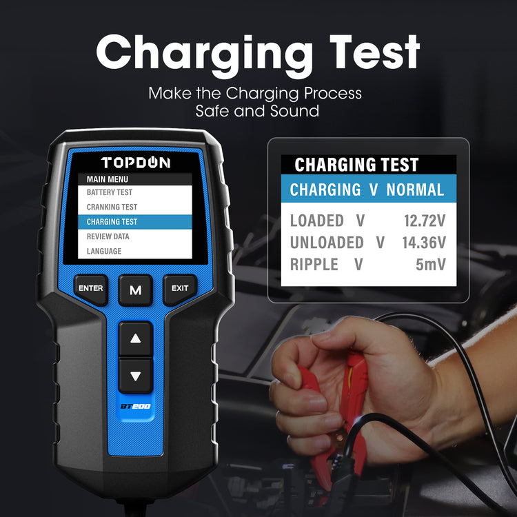 TOPDON Efficient And Accurate Battery Tester | BT200 – TOPDON EUROPE